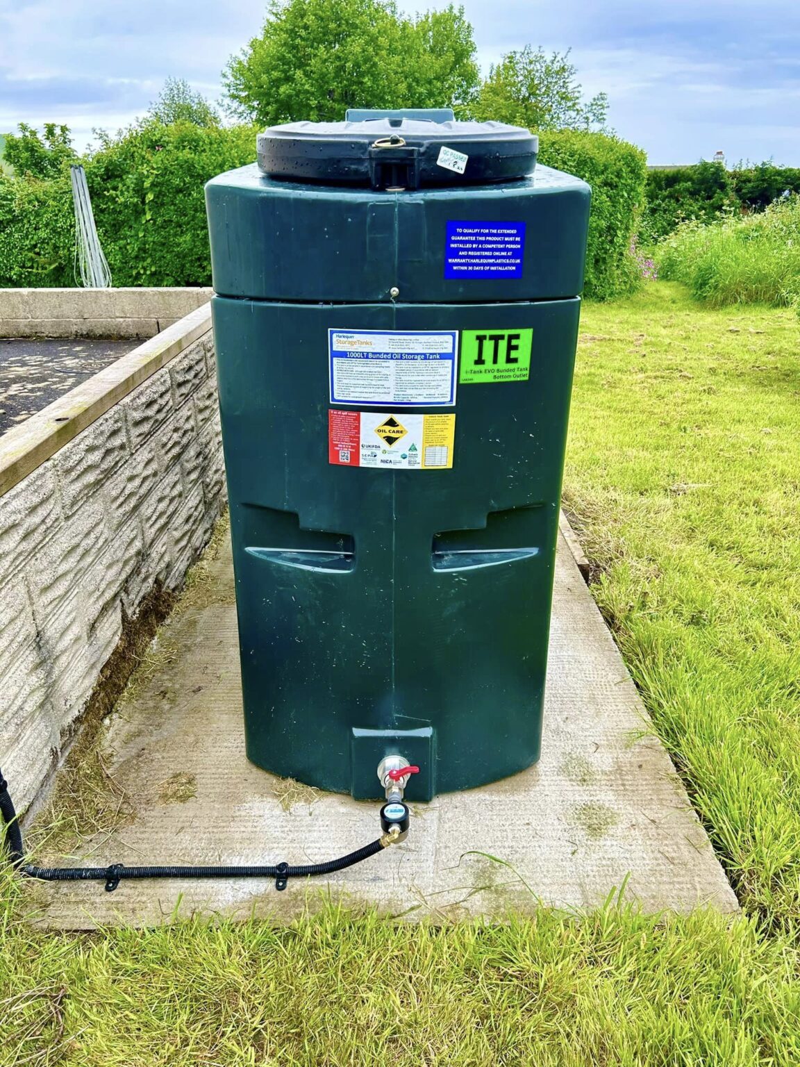 New Oil Tank Installation - RAJ Heating Ltd